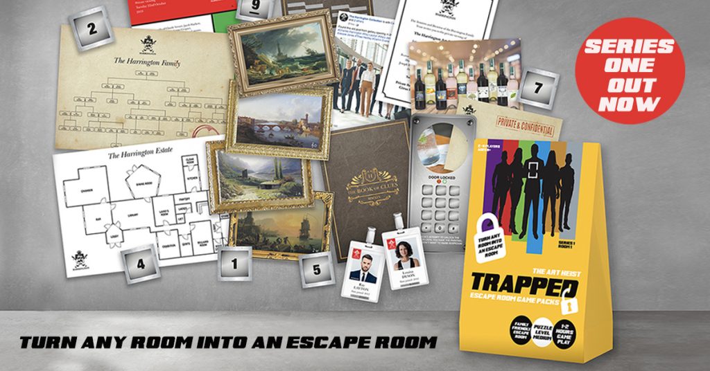 Trapped Escape Rooms - Play at Home Games - Deliverance Escape Rooms